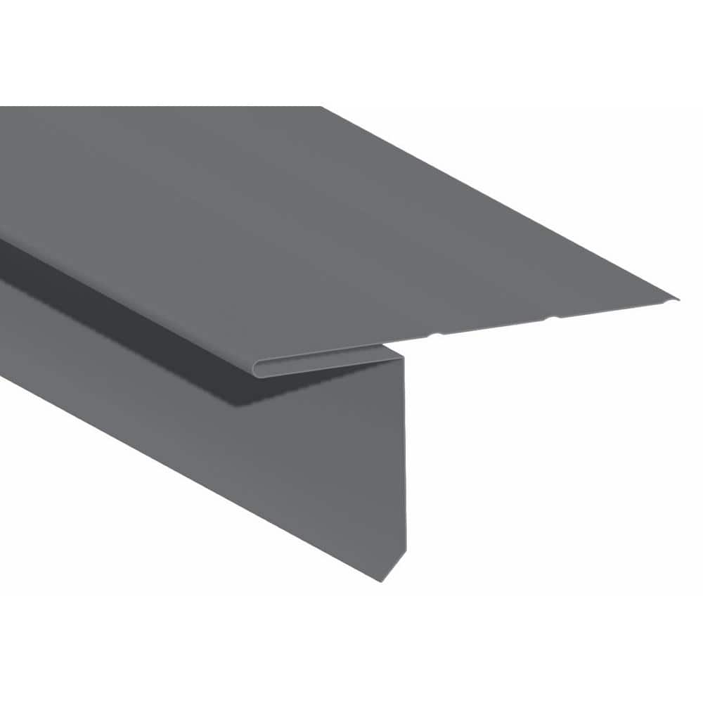 Gibraltar Building Products 2-3/4 in. x 1-5/8 in. x 10 ft. Aluminum D ...