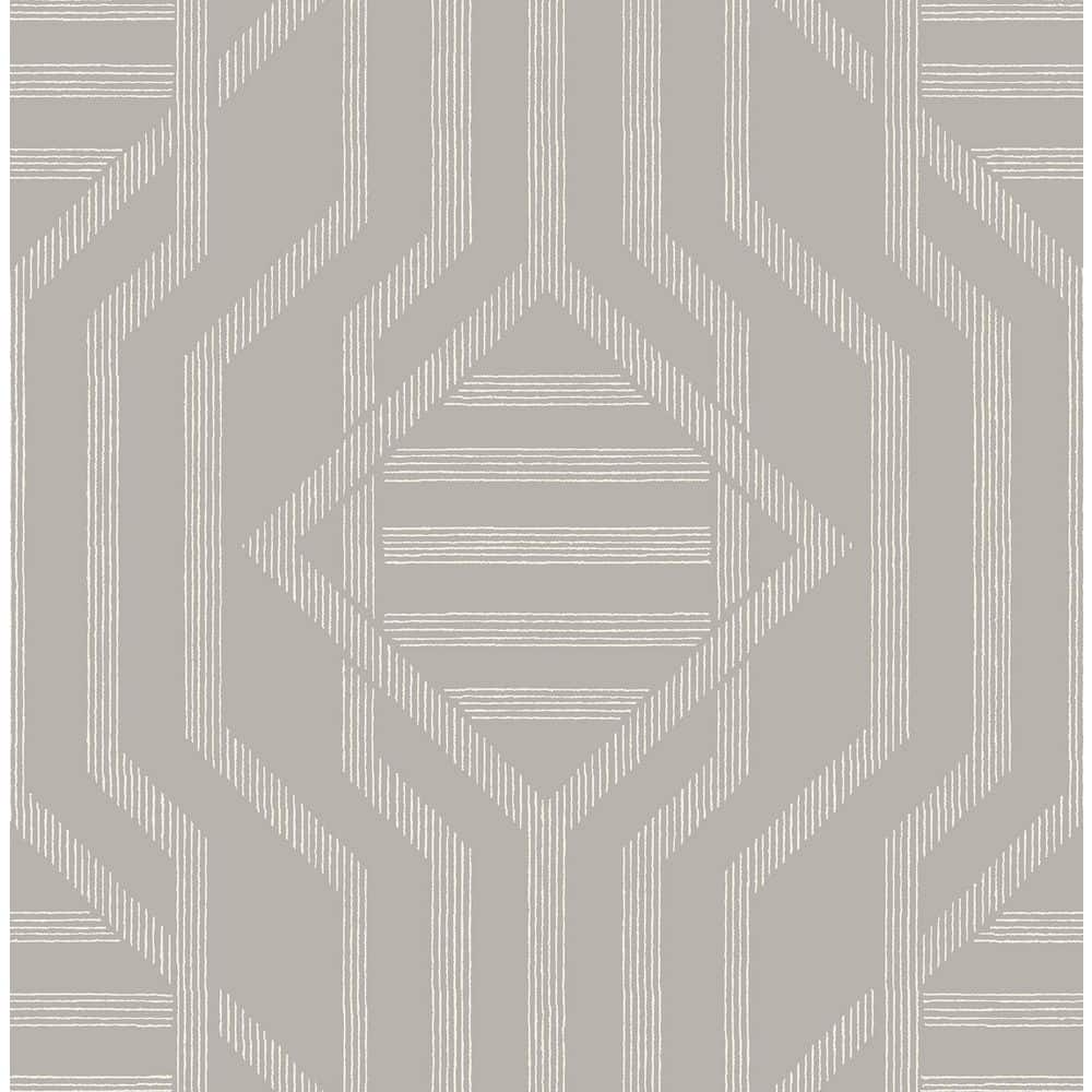 A-Street Prints Essex Light Grey Geometric Wallpaper 4147-27405 - The ...