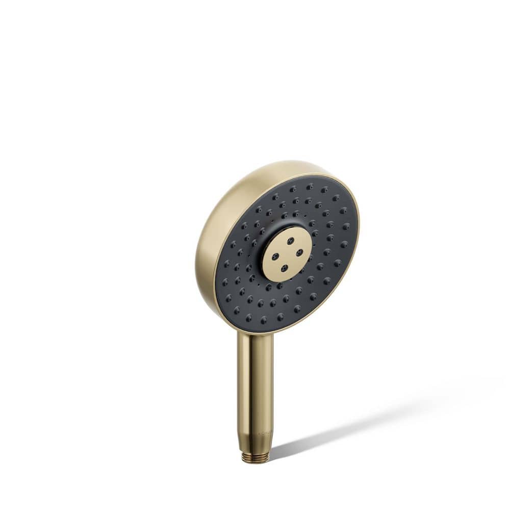 KOHLER Statement Round 3-Spray Wall Mount Handheld Shower Head 2.5 GPM ...