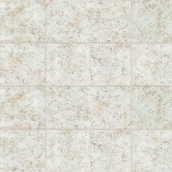 Merola Tile Pictura Frammenti 5-7/8 in. x 7-7/8 in. Porcelain Floor and ...