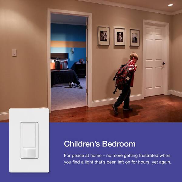 Lutron Hardwired Ceiling Occupancy Sensor Leviton ODC0S I1W Indoor