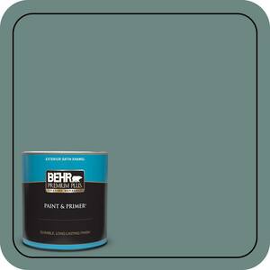 BEHR PREMIUM PLUS 8 oz. #480F-5 Marsh Creek Semi-Gloss Interior ...
