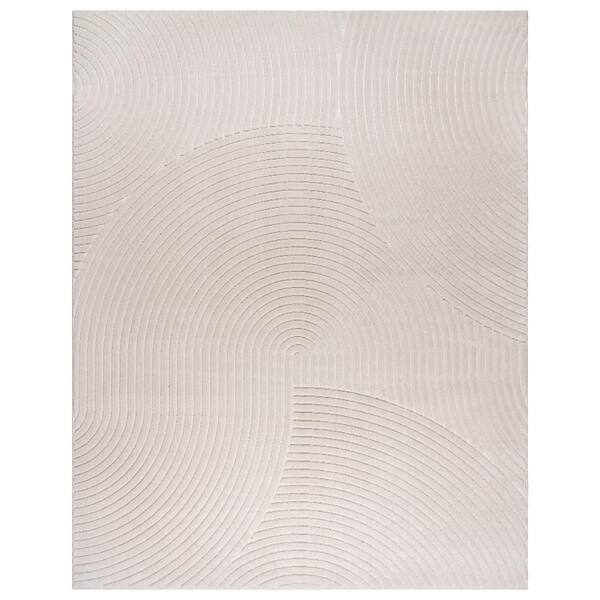 Gertmenian & Sons Conway Mitsuri Cream 9 ft. x 13 ft. Geometric Indoor ...