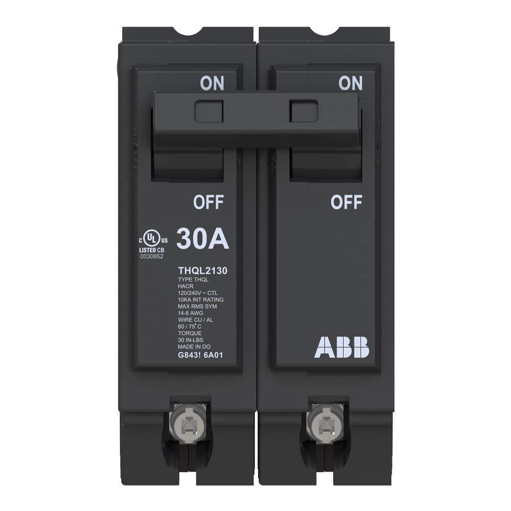 Reviews for ABB 30 Amp 1 in. Double-Pole Circuit Breaker (THQL2130A ...