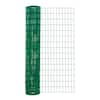 Garden Craft 60 in. H x 50 ft. L 2 in. x 4 in. Green Vinyl Coated Fence ...
