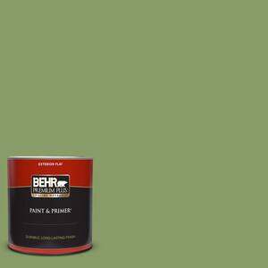 BEHR PREMIUM PLUS 8 oz. #M370-5 Agave Plant Semi-Gloss Interior ...