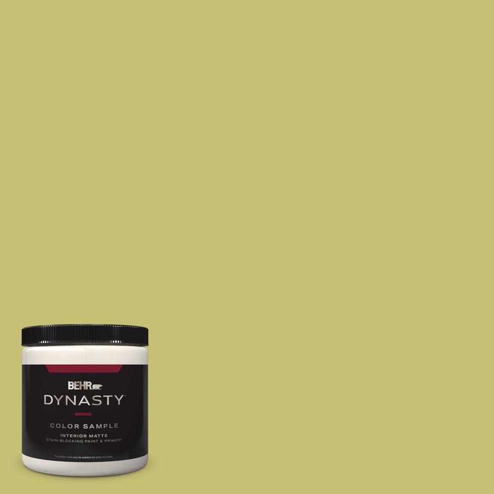BEHR DYNASTY 8 oz. #PPU9-07 Fresh Sprout Matte Stain-Blocking Interior ...