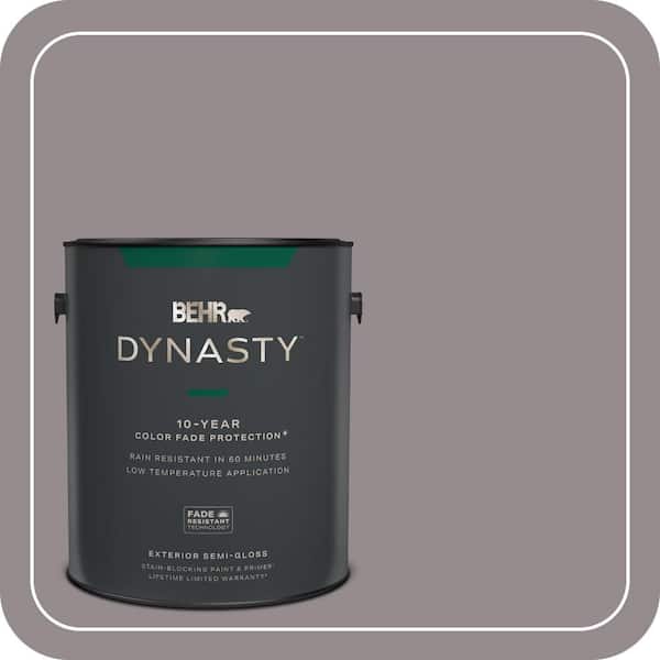 BEHR DYNASTY 1 gal. #T18-03 Graylac Semi-Gloss Enamel Exterior Stain ...