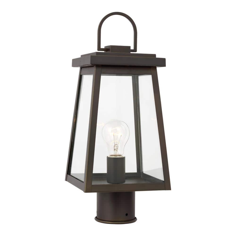 Generation Lighting Founders 1-Light Bronze Aluminum Weather Resistant ...