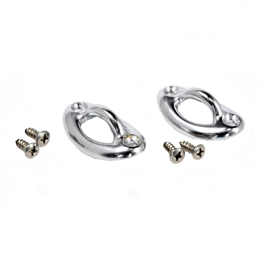 PERMA-CAST 2 in. CP-2 Coping Vinyl Liner Oval Rope Eye in Chrome-Plated ...