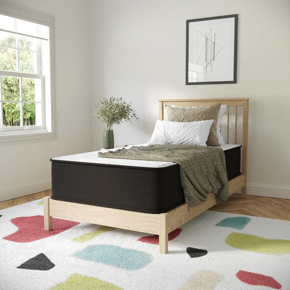 Carnegy Avenue Dream Twin Soft Polyurethane Foam 12 in. Bed-in-a-Box ...