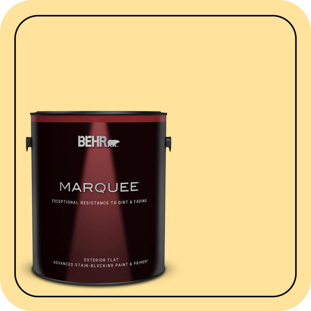 BEHR MARQUEE 1 gal. #P290-3 Roasted Corn Flat Exterior Paint & Primer ...