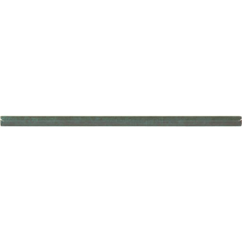Daltile Allure 1/2 in. x 12 in. Glazed Ceramic Jolly Trim Tile (0.48 sq ...