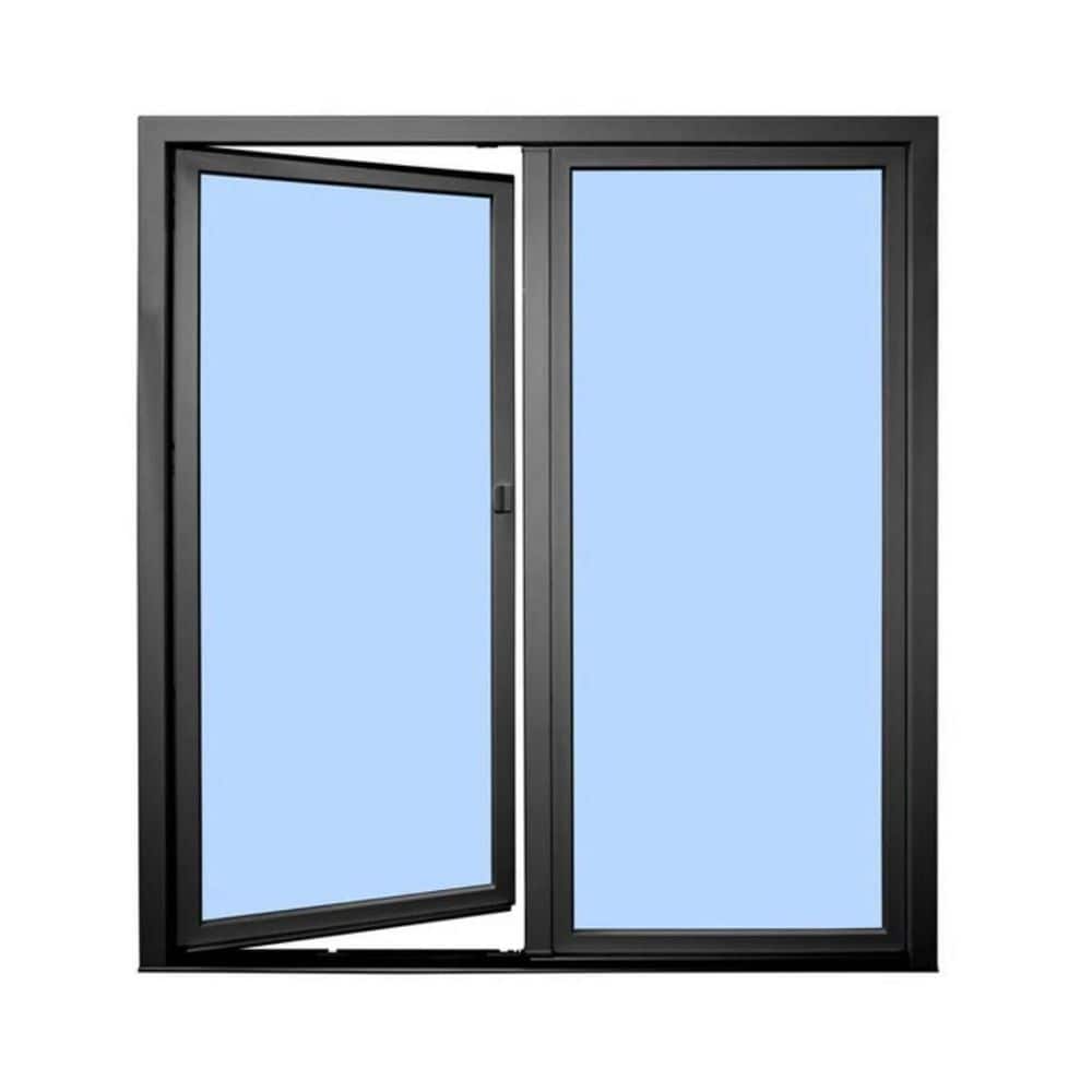 Avora Doors and Windows 72 in. x 80 in. PVC Tilt and Turn French Patio ...