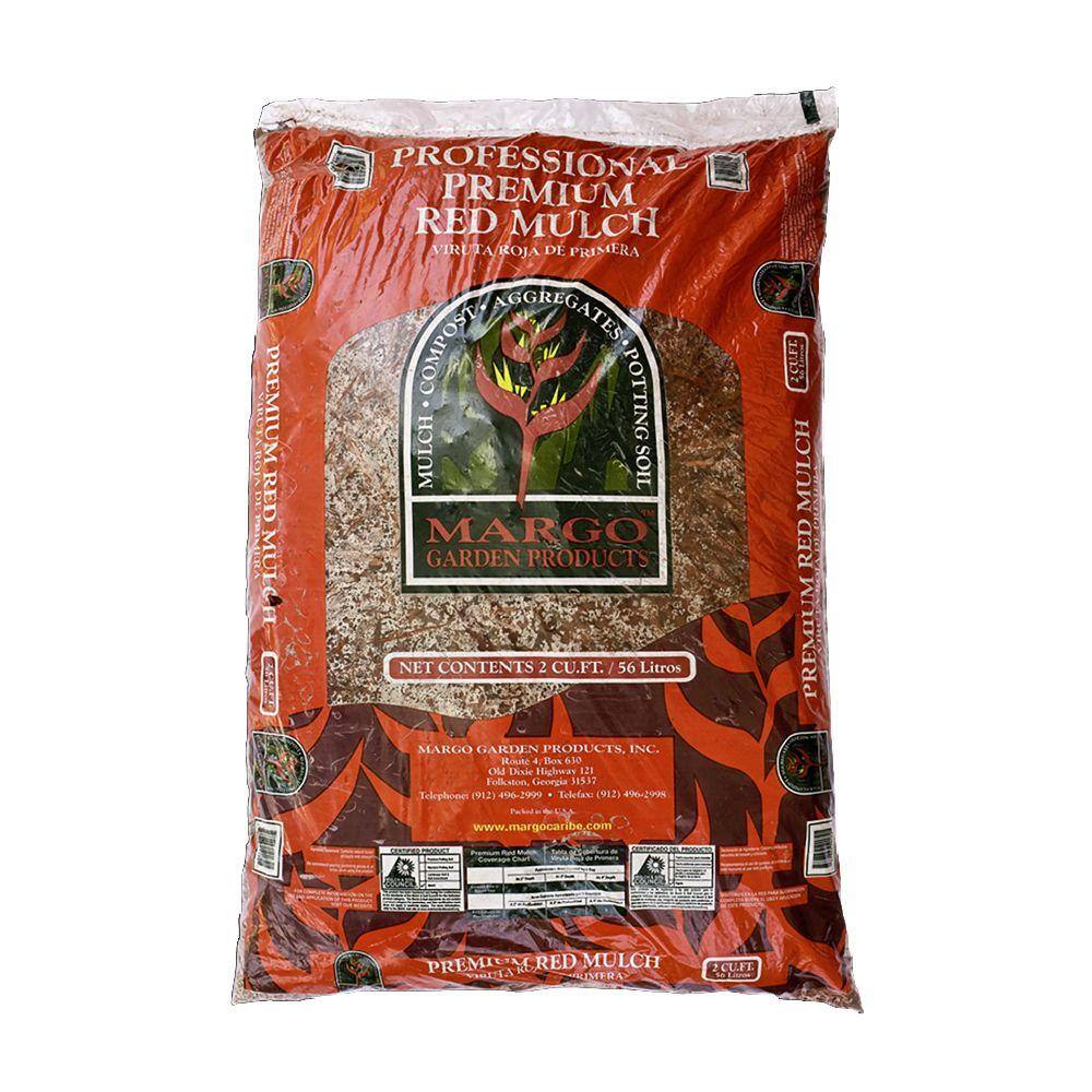 Margo Garden Products 2.0 cu. ft. Premium Red Mulch 2MSLRMU - The Home ...