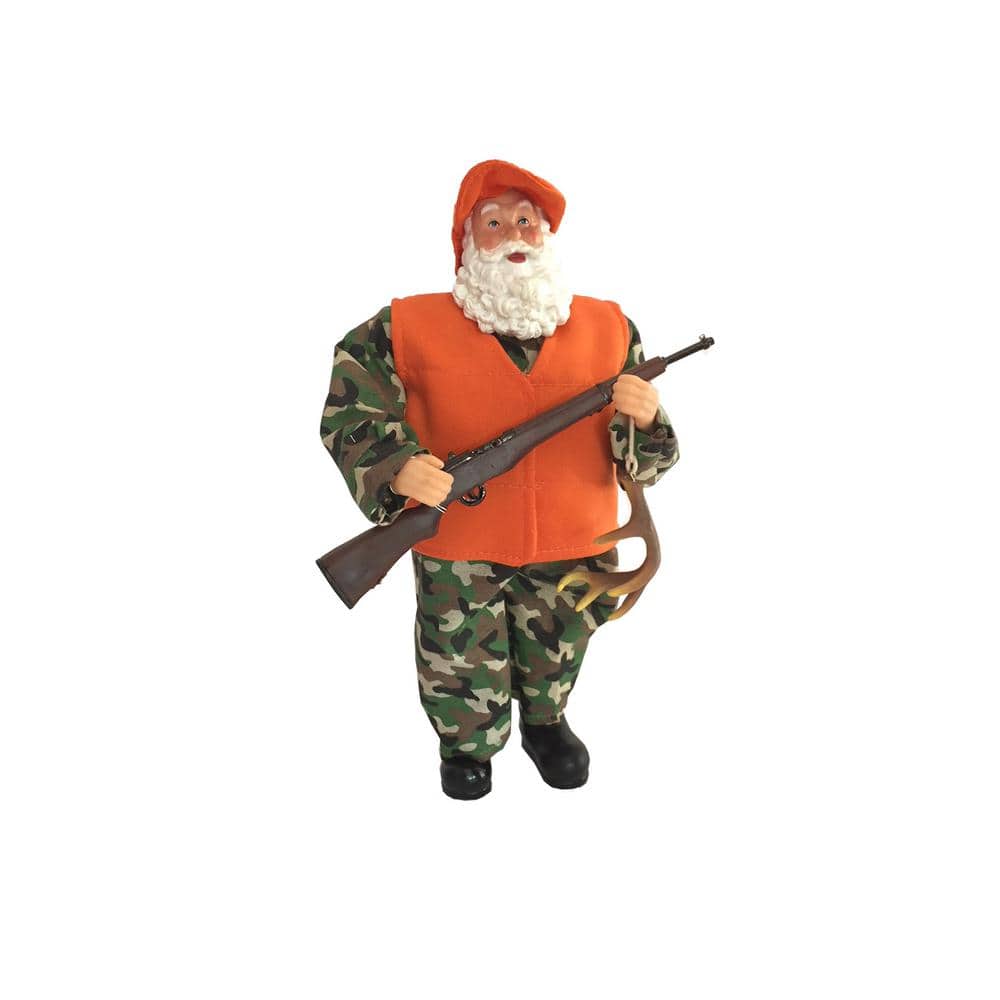 Santa's Workshop 12 in. Deer Hunter Santa 5629 - The Home Depot