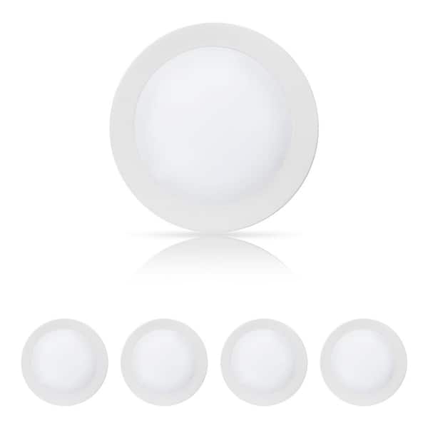 Cedar Hill 7.5 in. Dimmable LED Disk Light Flush Mount Recessed Ceiling ...