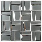 Ivy Hill Tile Aiga French Slate Gray 3 in. x 0.31 in. Polished Glass ...