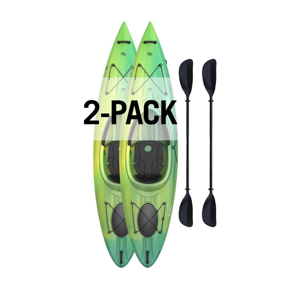Lifetime Emotion Tide 10 Sit-In Kayak - Paddles Included (2-Pack)-90877 ...