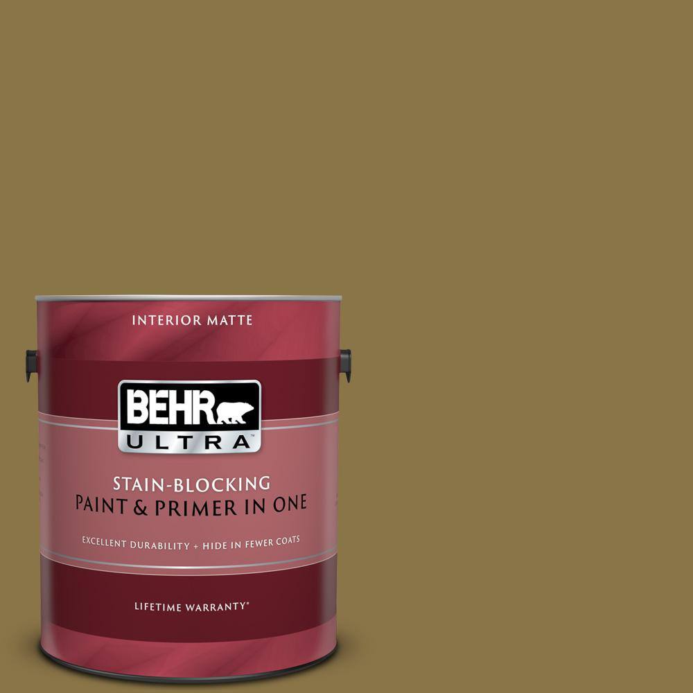BEHR ULTRA 1 gal. #PPU6-20 Eden Prairie Matte Interior Paint and Primer ...