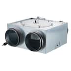 VENTS 360 CFM Power 6 in. Centrifugal In-Line Ventilation Fan with Two ...