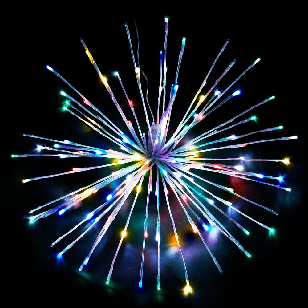 HOLIDYNAMICS HOLIDAY LIGHTING SOLUTIONS 24 in. Multi LED Spritzer 66401 ...