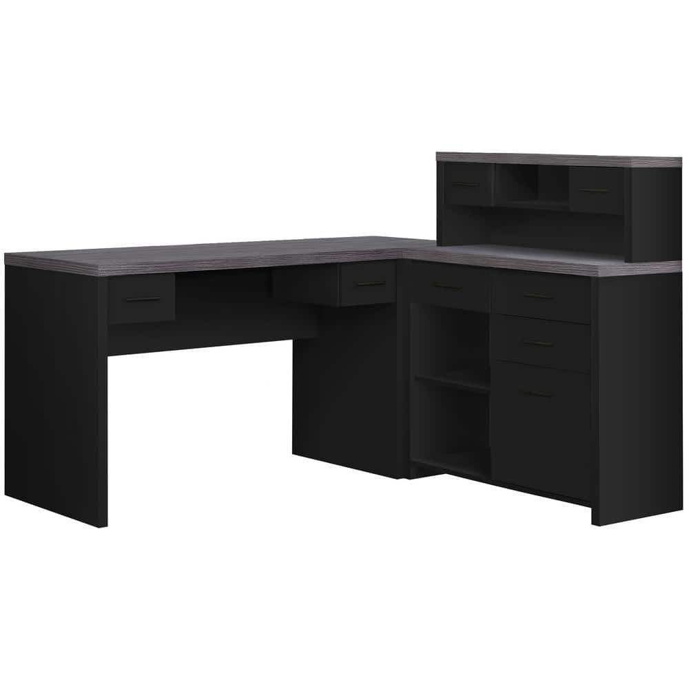 Black Computer Desk HD7430 - The Home Depot