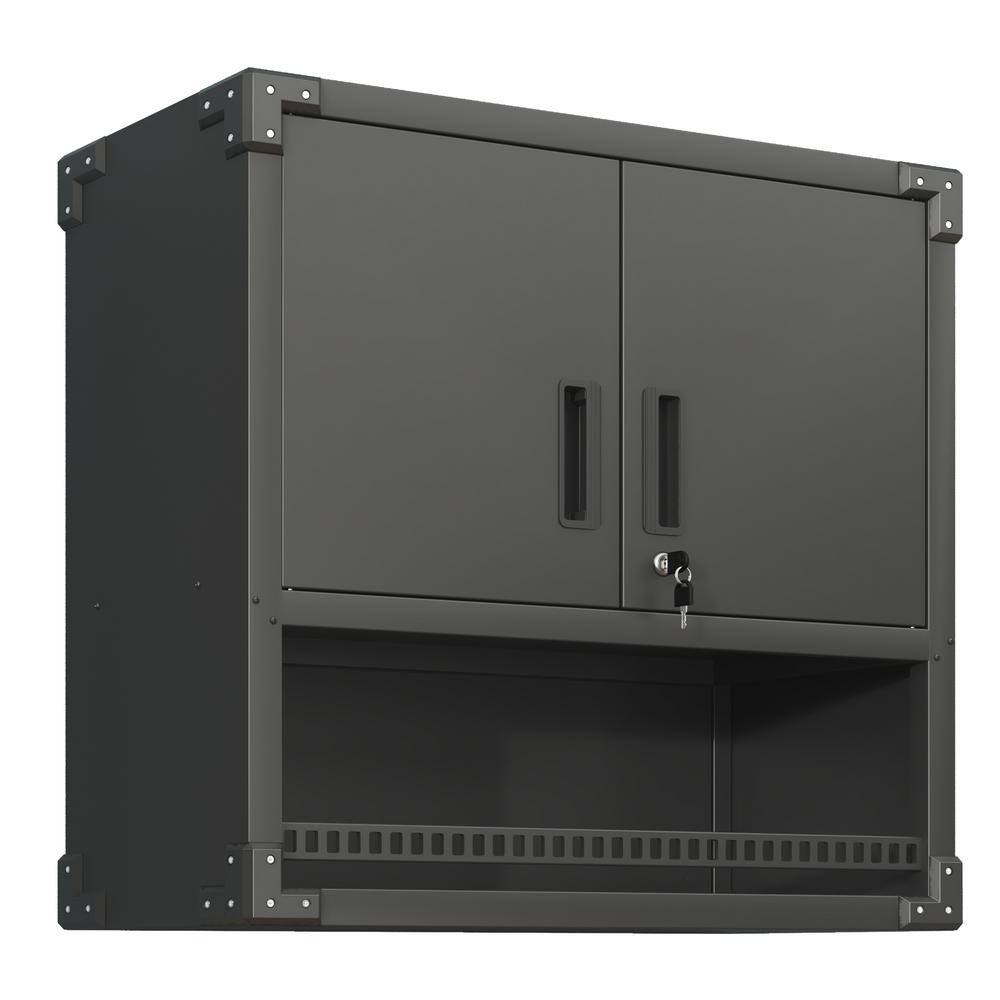 Amucolo 29.53 in. W x 11.81 in. D x 30.31 in. H Heavy-Duty Steel Wall ...