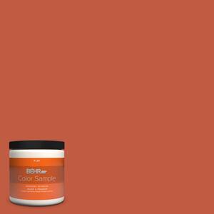 BEHR PREMIUM PLUS 5 gal. #M180-7 Deep Fire Satin Enamel Exterior Paint ...