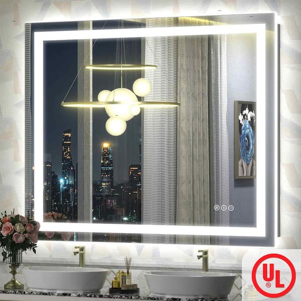Reviews for Apmir 48in.W x38in.H Rectangular Frameless UL Certified ...