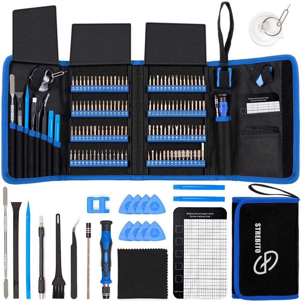 BIBIVIS 142-Piece Electronics Precision Screwdriver Sets, 120 Bits ...