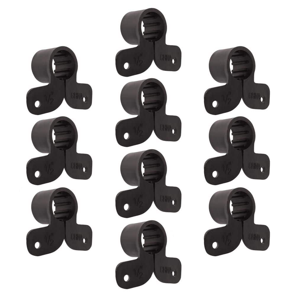 Apollo 1/2 in. Plastic Insulated Stud Suspension Clamp (10-Pack ...
