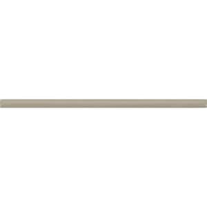Daltile Stencil Grey 1/2 in. x 12 in. Glazed Ceramic Jolly Tile Trim (0 ...