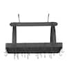 Old Dutch 30 in. x 20.5 in. x 15.75 in. Graphite Pot Rack with Grid and ...