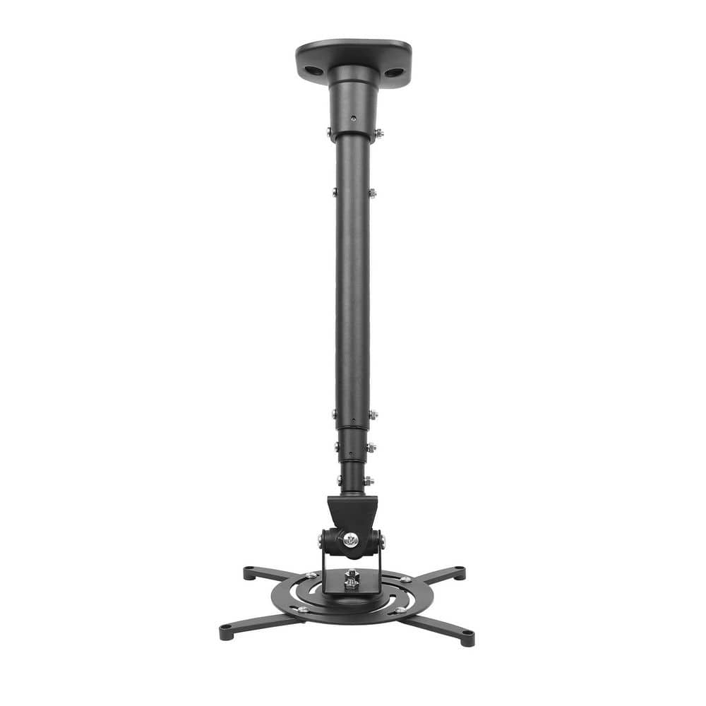 BIBIVIS Black Full Motion Universal Ceiling Projector Mount Bracket ...