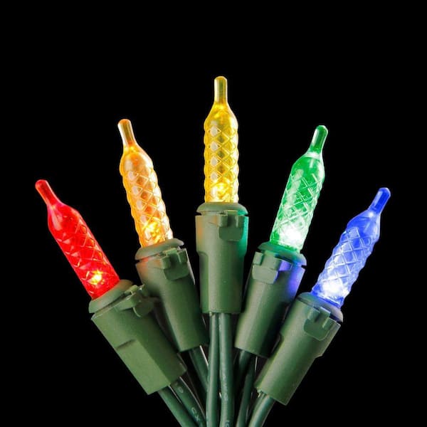 Home Accents Holiday 200-Light LED Multi-Color M5 Light Set on Spool ...