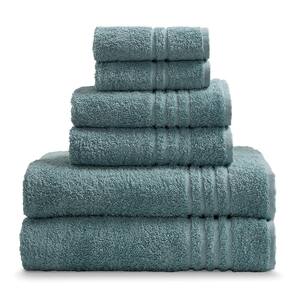 ELLA JAYNE Home Collection 6-Piece Brown Turkish Cotton Bath Towel Set ...