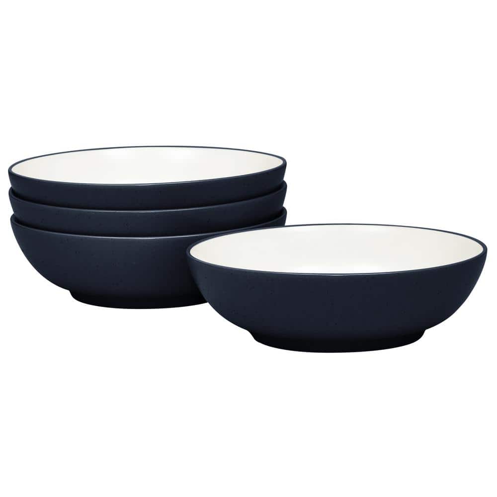 Noritake Colorwave Navy 7 in., 22 fl. oz. (Blue) Stoneware Cereal Bowl ...