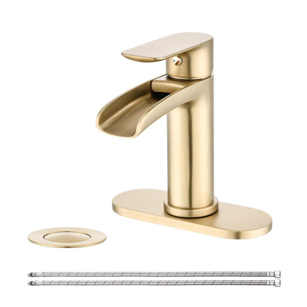 Dyiom Waterfall Bathroom Faucet Single Handle Bathroom Sink Faucets 1 ...