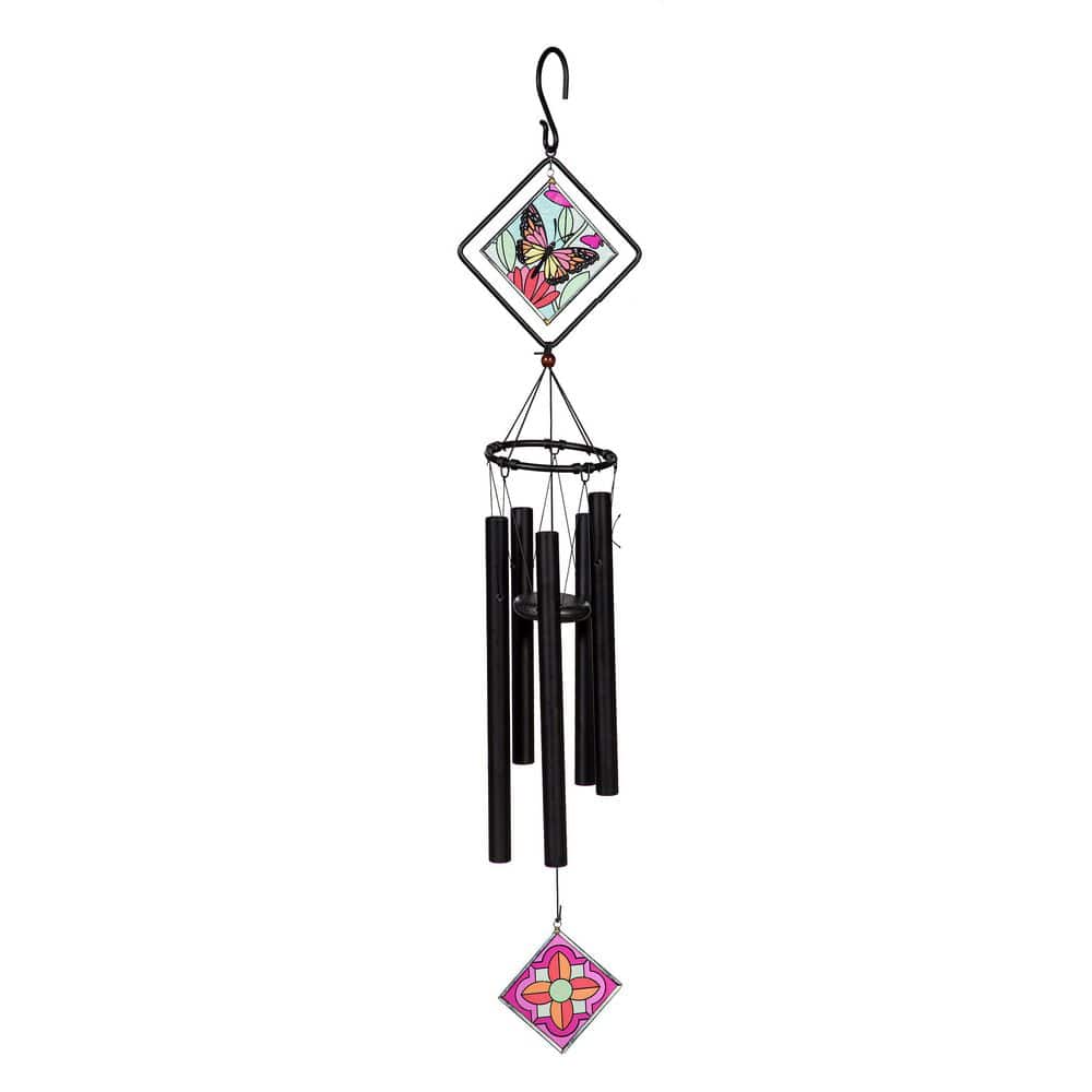 Evergreen Enterprises 36 in. Monarch Butterrfly Avria Stained Glass ...