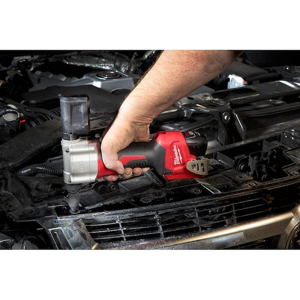 Milwaukee M12 12-Volt Lithium-Ion Cordless Rivet Tool with 3.0 Ah ...