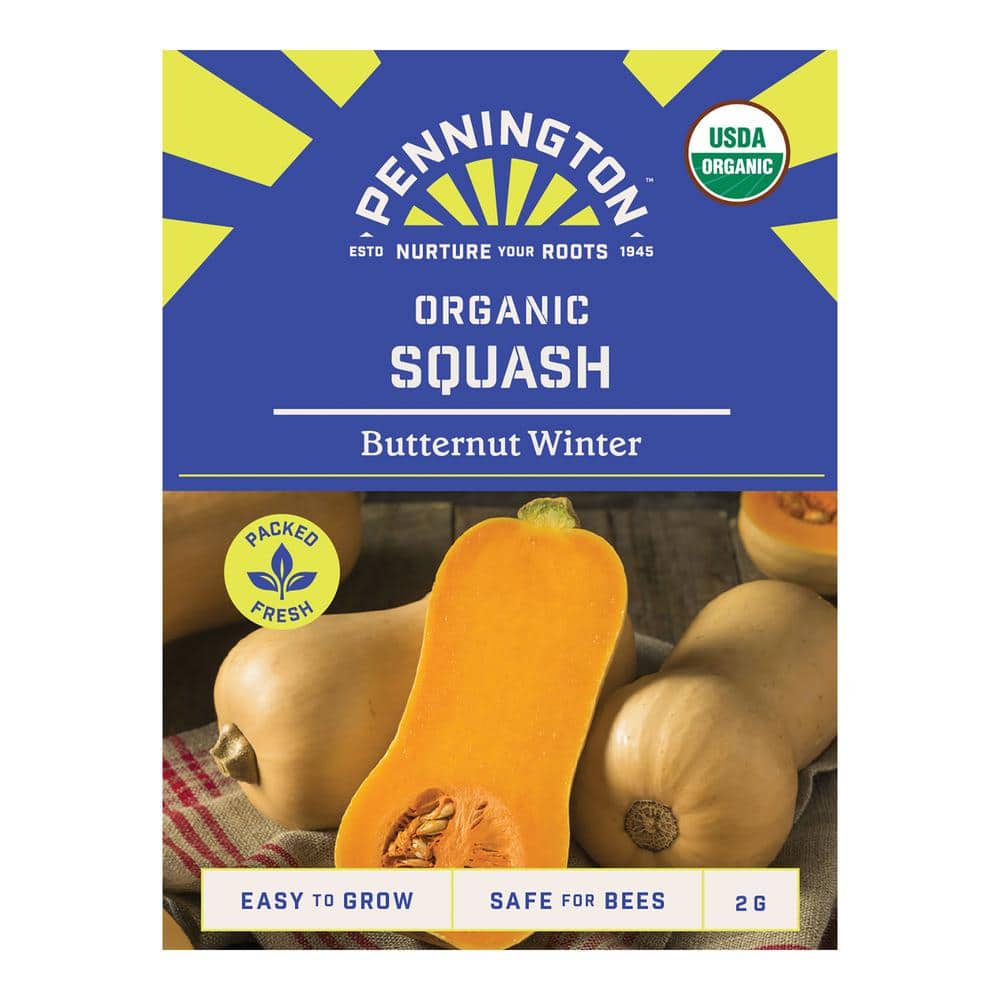 Pennington Organic Squash Butternut Winter Fruit Seed 0798 - The Home Depot