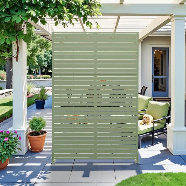 Lumioca 47 in. W x 71 in. H Green Classic Blinds Galvanized Sheet ...