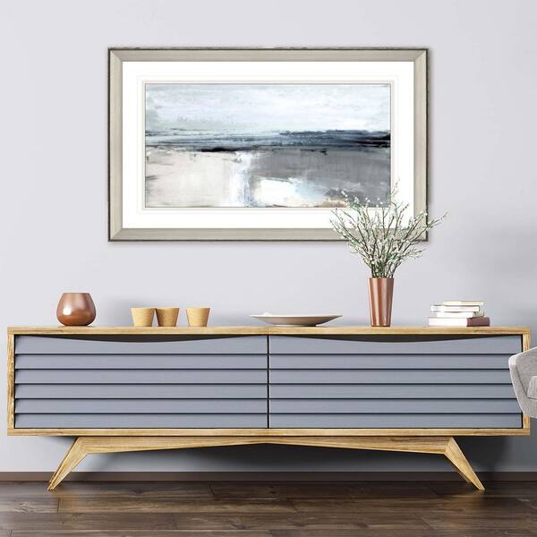 Paragon Moody Coast by Bell 1 Piece Framed Canvas Transfer Coastal Art ...