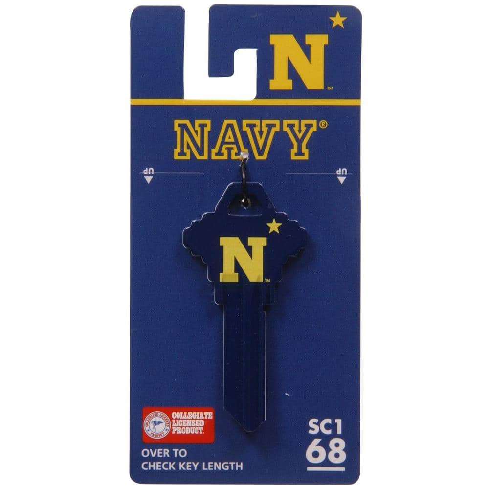 Hillman #68 NCAA Navy Key Blank 87992 - The Home Depot