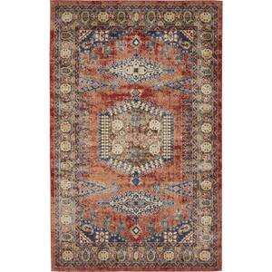 Unique Loom Utopia Larissa Peach 9' 0 x 12' 0 Area Rug 3135379 - The ...