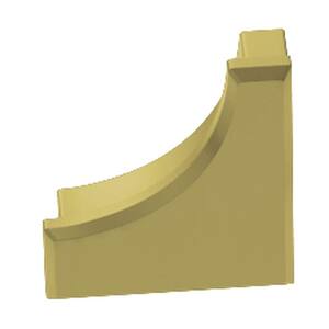 Schluter Dilex-AHK Satin Brass Anodized Aluminum 1/2 in. x 1 in. Metal ...