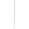 Everbilt 1 in. x 1 in. x 4 ft. White Step-In Fence Post 901120EB - The ...