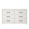 Ameriwood Home Amherst 6-Drawer Ivory Oak Dresser 35 in. x 59.33 in. x ...