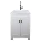 Sterling Latitude 22 in. x 25 in. Vikrell Self-Rimming Utility Sink in ...